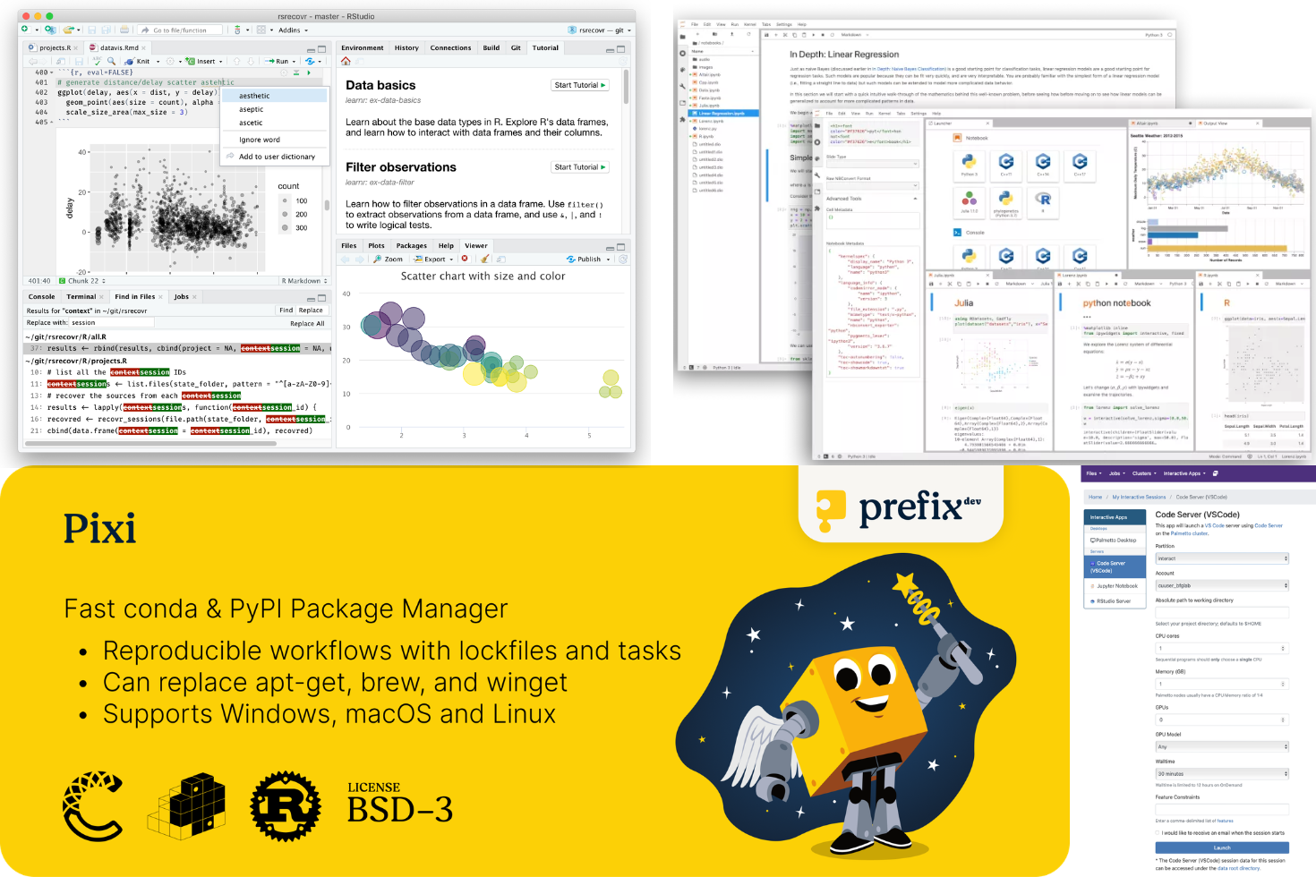 No More Command-Line Only: Run Jupyter Lab, RStudio, and VS Code ...